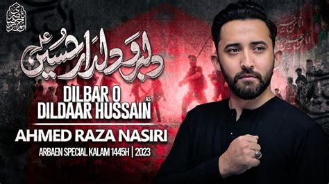 Dilbar O Dildar Hussain Lyrics — Ahmed Raza Nasiri — Arbaeen Noha 2023 — Paknohayonline By
