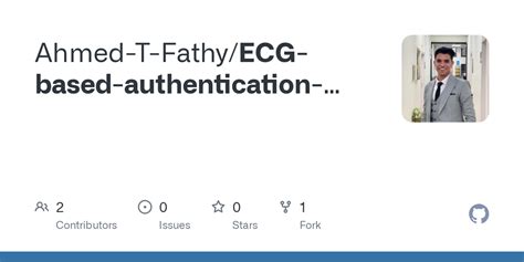 Github Ahmed T Fathy Ecg Based Authentication Interface