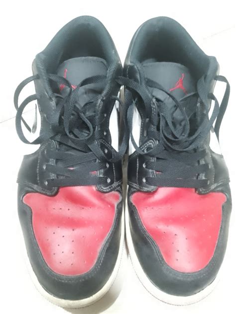 J1 Low Bred Toe Mens Fashion Footwear Sneakers On Carousell