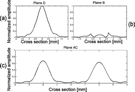 Calculated Fields At Specific Planes For The Configuration Shown In
