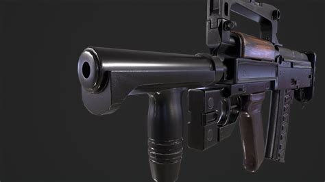 3d Model Ots 14 Groza Vr Ar Low Poly Cgtrader