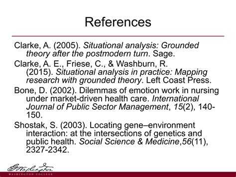Situational Analysis An Emerging Tool For Uncovering Theoretical