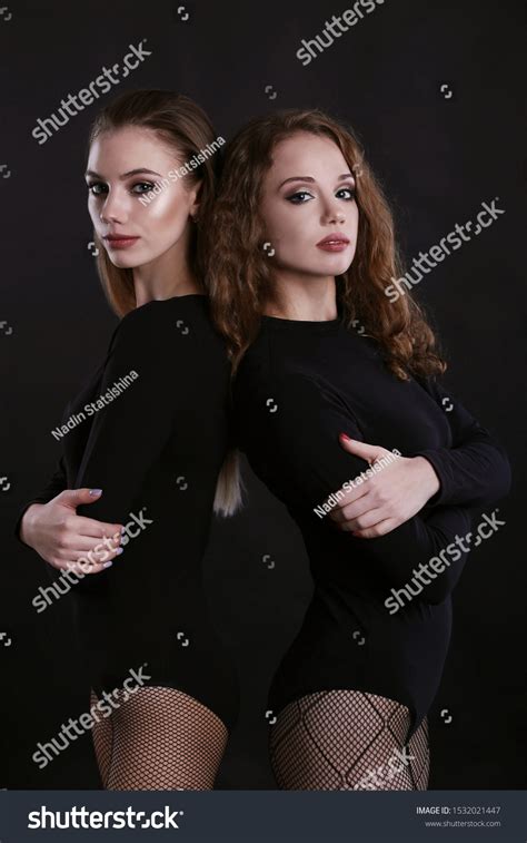 Studio Portrait Two Beautiful Sexy Models Stock Photo 1532021447 Shutterstock