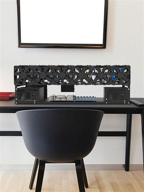 6 8 12 Gpu Steel Opening Air Mining Frame Rig Case Grandado