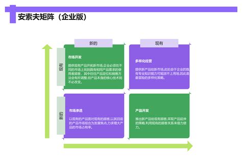 安索夫矩阵(企业版) 流程图模板processon思维导图、流程图 安索夫矩阵(企业版) 流程图模板processon思维导图、流程图