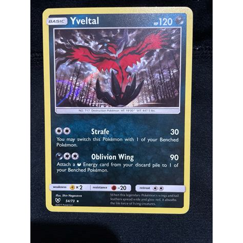 Yveltal Pokemon Card 5473 Rare Holo Shopee Philippines