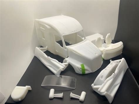 Kenworth T680 78medium Roof Sleeper Resin Model Truck Conversion Cab