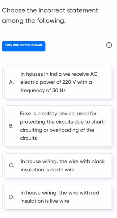 Choose The Incorrect Statement Among The Studyx