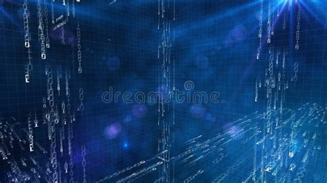 Processes Inside Computer Machine Code And Programming Functions Blue