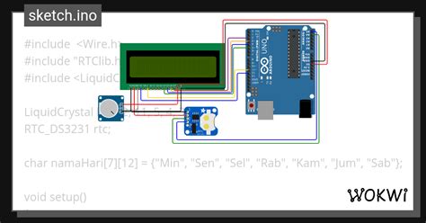 JAM DIGITAL Wokwi ESP STM Arduino Simulator