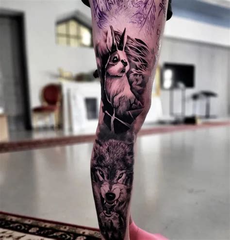 74 Leg Sleeve Tattoo Ideas For Men And Women