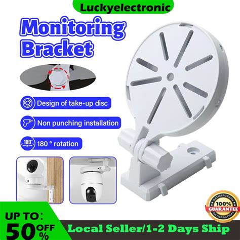 【sg】no Drill Wall Mount Camera Stand Small Cameras Mounting Bracket No Drilling Small Wall Tong