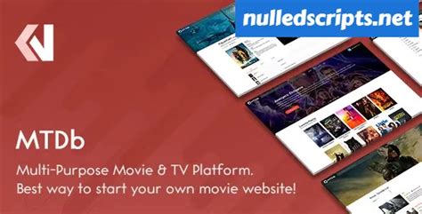 Nulled Scripts Mtdb V403 Ultimate Movie And Tv Database