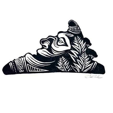 Taino Inspired Illustration Celebrating Puerto Rico Heritage Reach