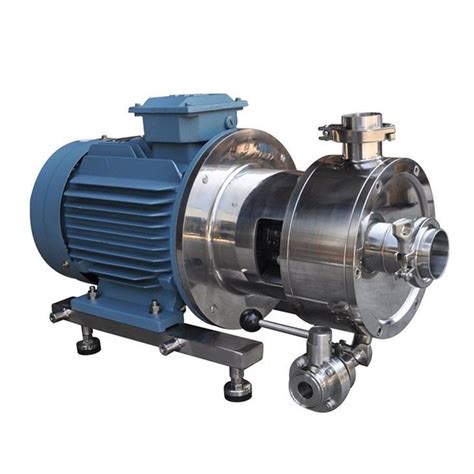 Sanitary Single Stage Inline Homogenizer Emulsifier Pump Manufacturers