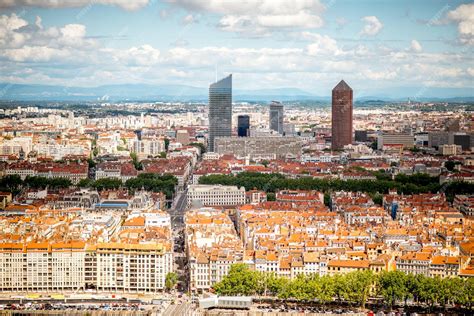 Premium Photo Aerial Cityscape View With Beautiful Old Buildings And