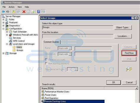 How To Create Rdp User From Windows Vpsdedicated Server