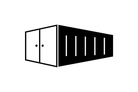 Container Icon Vector Graphic By Hoeda80 · Creative Fabrica