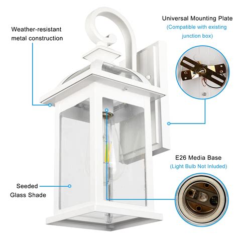 Darkaway Outdoor Lights Fixtures Wall Mount Outdoor Wall Sconce Lights