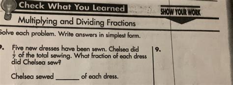 solved check what you learned show your work multiplying and dividing
