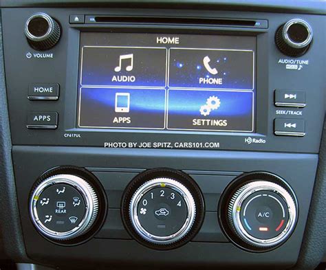 2016 Subaru Forester Audio Systems 6 2 And 7 Touchscreens On 2 5i 2 5 Premium 2 5 Limited
