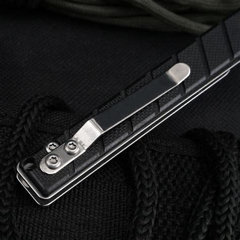 Ztechknives Replaceable Blade Folding Knife Carbon Steel G10 Handle Disposable Surgical Camping