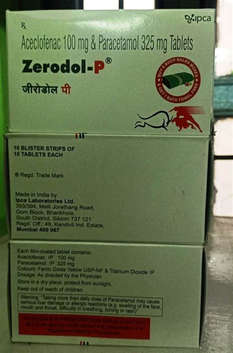 Zerodol P Tablet At ₹ 60 Strip Hajipur Id 24750852262