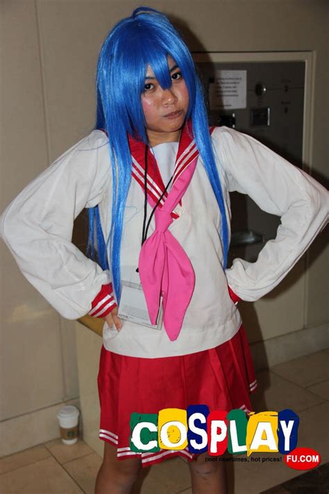Konata Cosplay Costume Winter Uniform From Lucky Star Konata Izumi