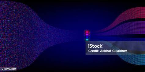 Visualization Of The Big Data Analysis Process Stock Illustration