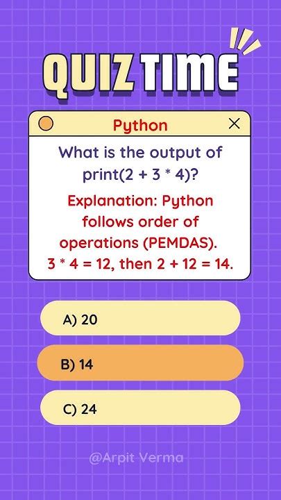 Whats The Output Of Print2 3 4 In Python 🤔 Pythonquiz Shorts