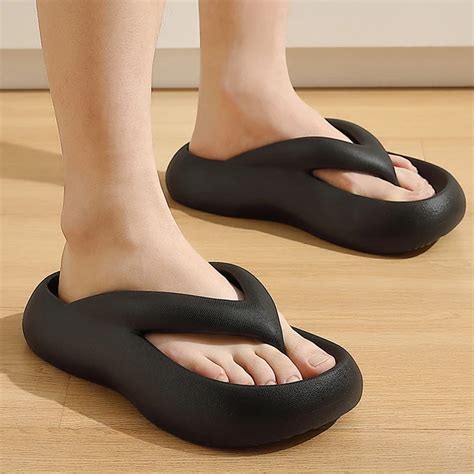 Kad N Flip Flop Yumu Ak EVA Kal N Alt K Z Slaytlar Terlik Kapal Ayakkab
