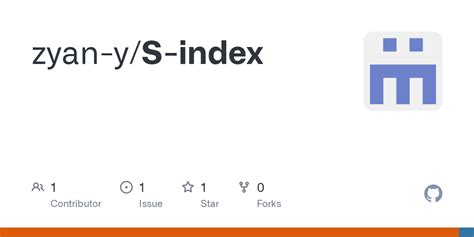 GitHub Zyan Y S Index