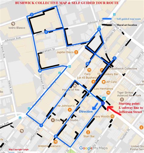 Map Of Bushwick