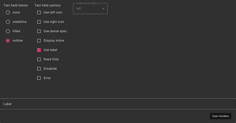 form example text field example codesandbox