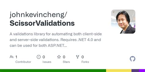 GitHub Johnkevincheng ScissorValidations A Validations Library For Automating Both Client