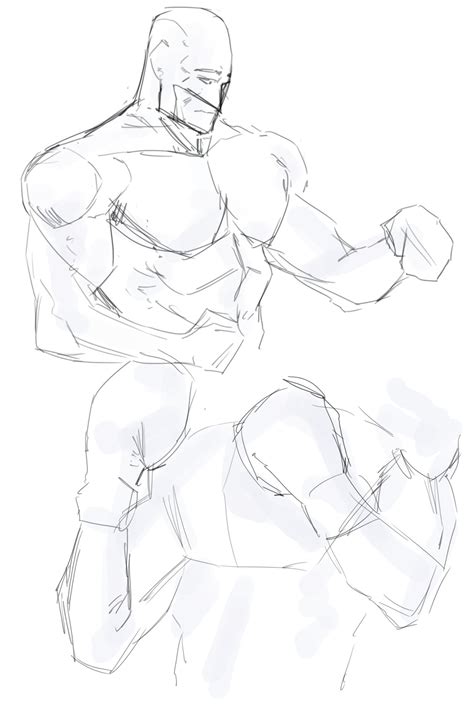 Male Pose Anatomy Boxing By Idondrawhands On Deviantart