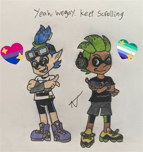 Drew Some Quick Messy Gay Squids Agent 12 R Splatoon