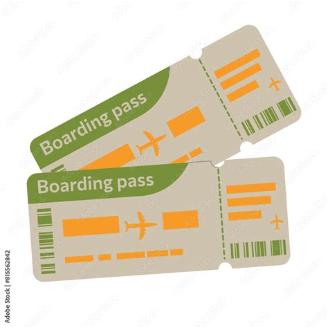 Summer Vacation Ticket Booking Airplane Tickets Boarding Pass Tickets