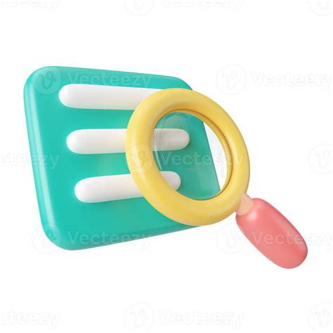Analyze 3d Illustration Icon 15214643 Png