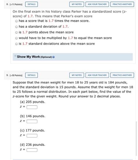 Solved 8 [ 1 Points] Details My Notes Ask Your Teacher