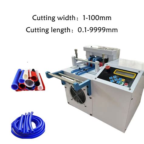 Small Ptfe Silicone Pvc Pipe Cutting Machine Heat Shrink Tube Cutter Cable Manufacturing