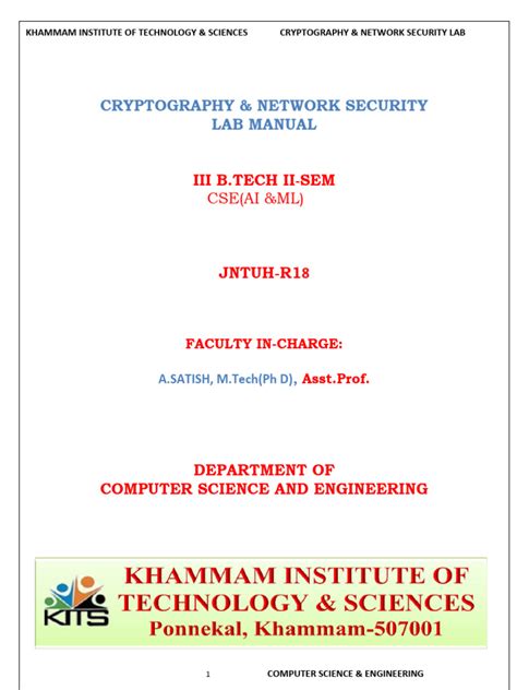 Cns Lab Manual Pdf Cryptography Encryption