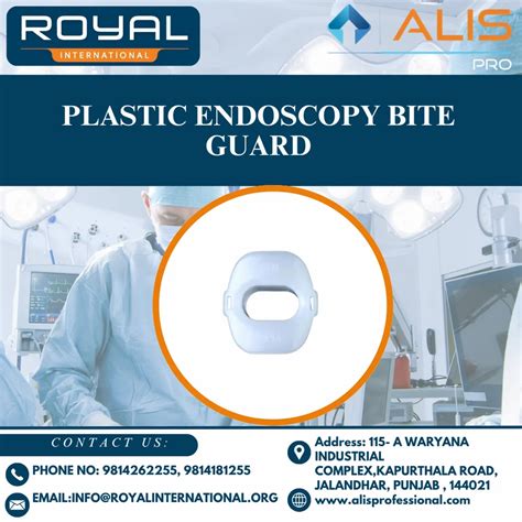 Plastic Endoscopy Bite Guard At ₹ 599piece In Jalandhar Id 2854763466288