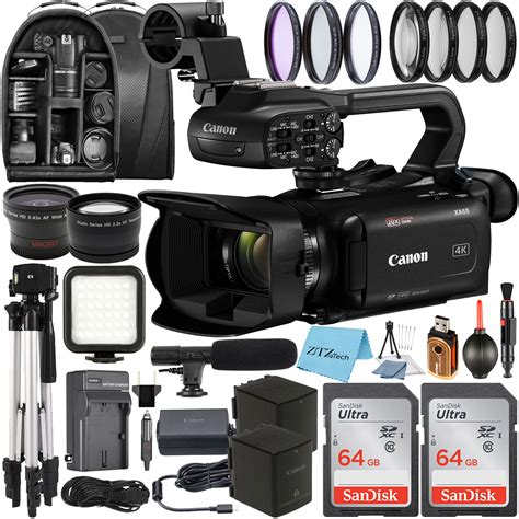 Canon Xa65 Professional Uhd 4k Camcorder With 2 Pack Sandisk 64gb