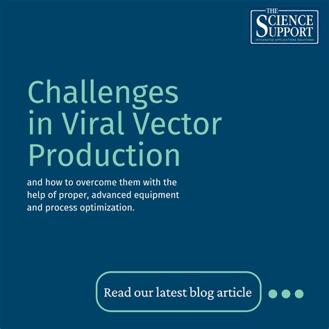 Challenges In Viral Vector Production The Science Support