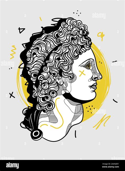 Vector Lines Classical Hand Drawn Illustration Stock Vector Image And Art