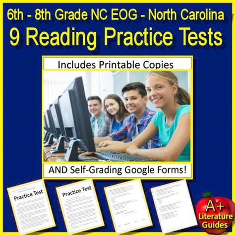 6th 7th And 8th Grade Nc Eog Reading Practice Tests North Carolina