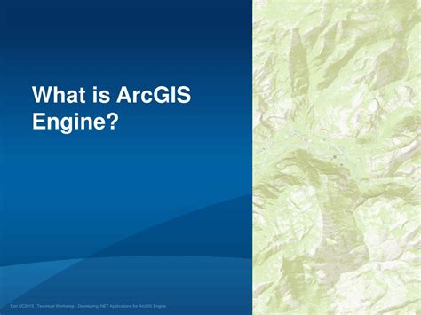 PPT Developing NET Applications For ArcGIS Engine PowerPoint Presentation ID 3382638