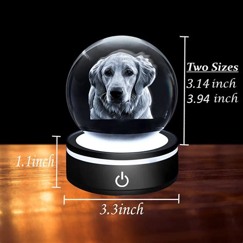 Personalized 3d Ball Pet Crystal Not Just For Pets My Pet Prints