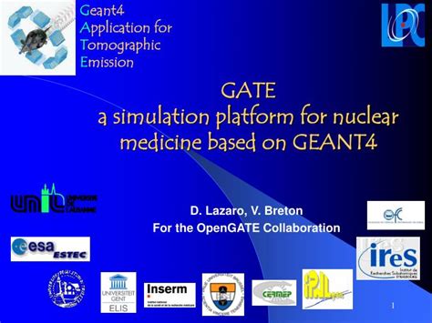 ppt gate a simulation platform for nuclear medicine based on geant4